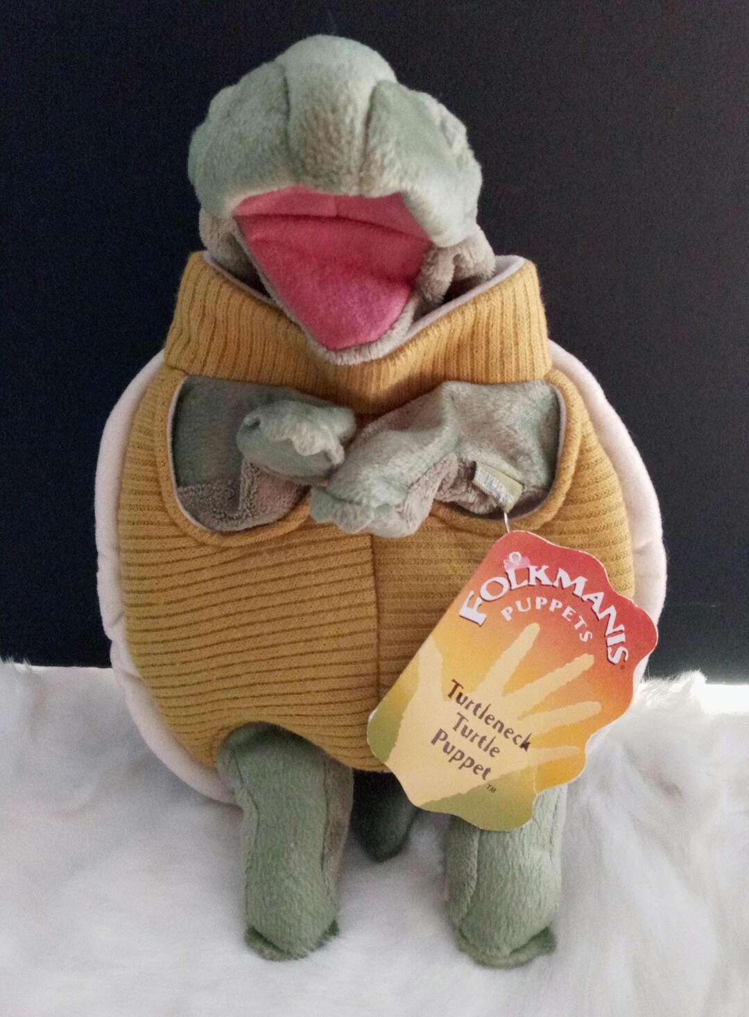 Folkmanis Full Body Turtleneck Turtle Hand Puppet - Etsy