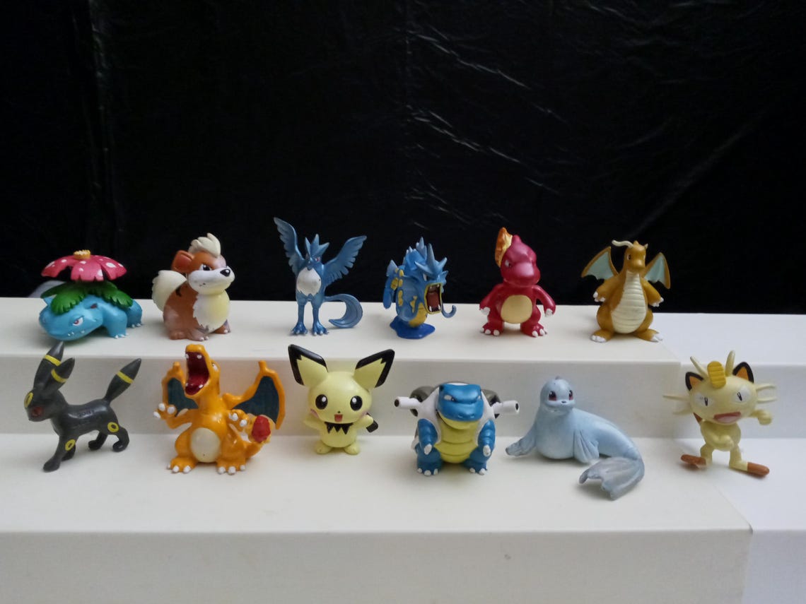 Vintage 1990s CGTSJ Pokemon Miniature Action Figures 15pc Lot - Etsy