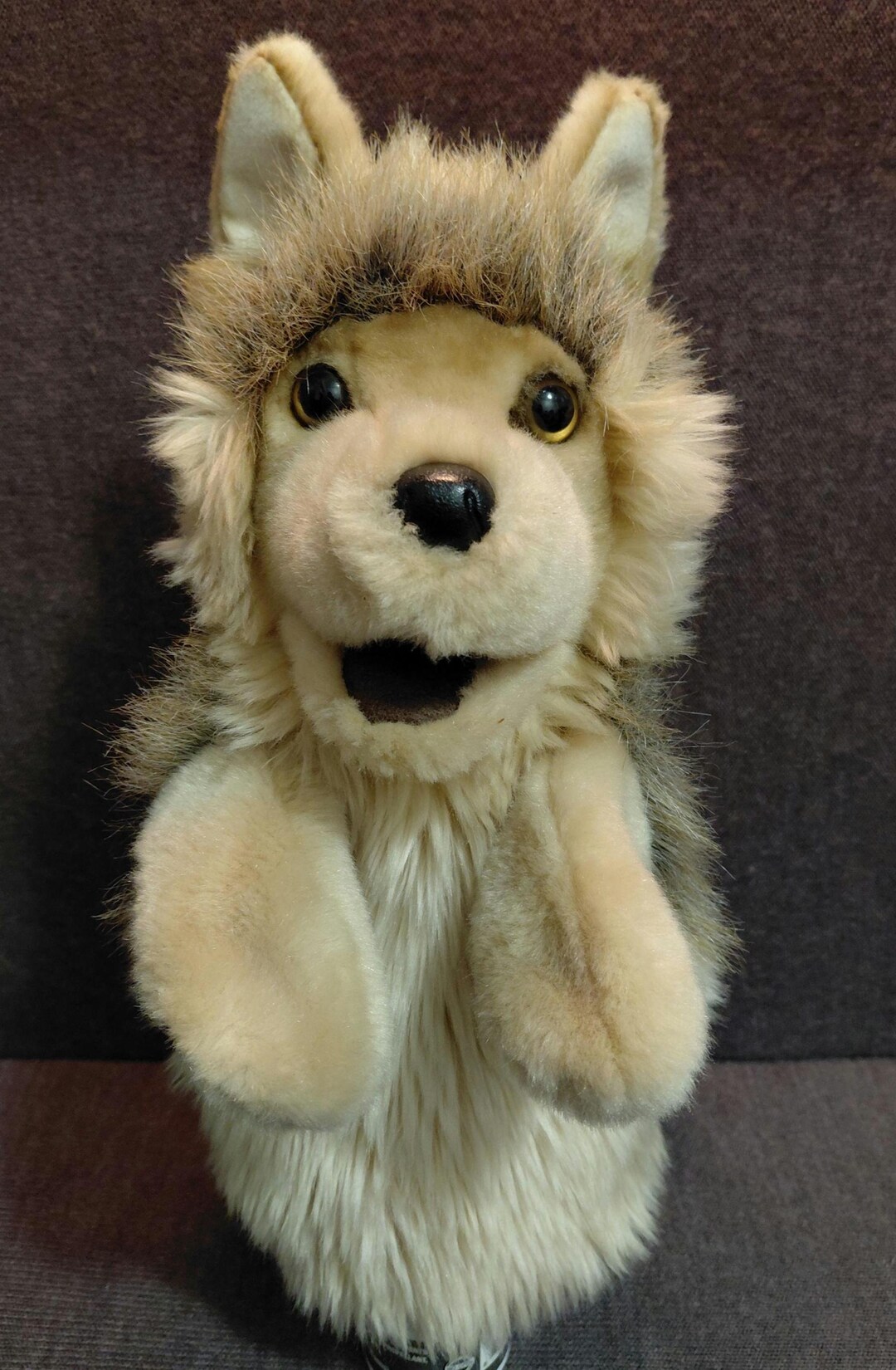 Vintage Douglas Cuddle Toys 12" Wolf Hand Puppet #2445 Gray Wolf – Soft ...