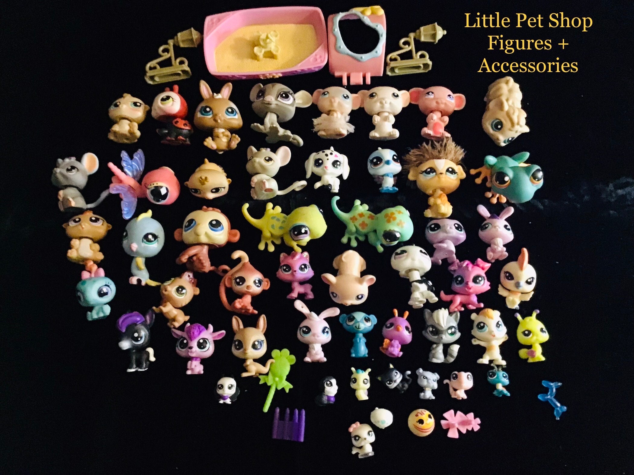 Huge Little Pet Shop LPS Assorted Pets & Accessories 100+ Lot - Etsy