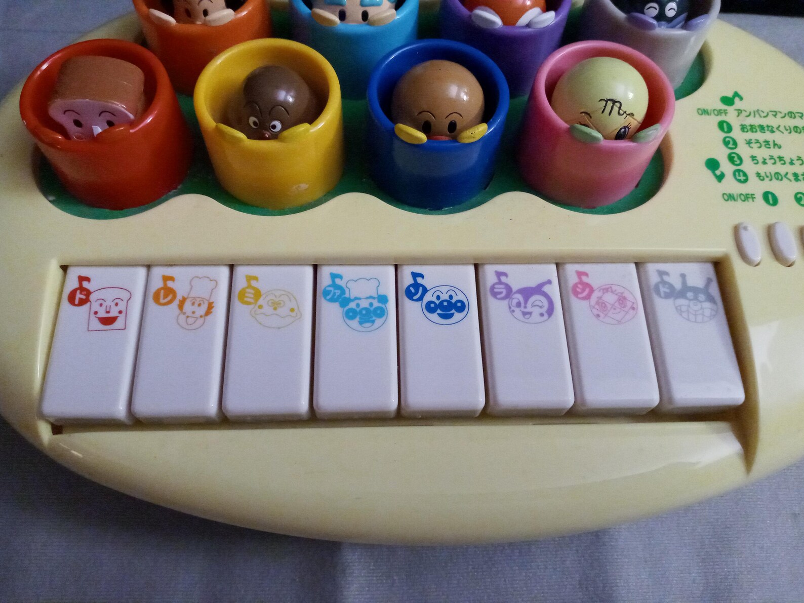 Anpanman Anime Pop up Characters Musical Kids Toddlers Toy Piano HTF - Etsy