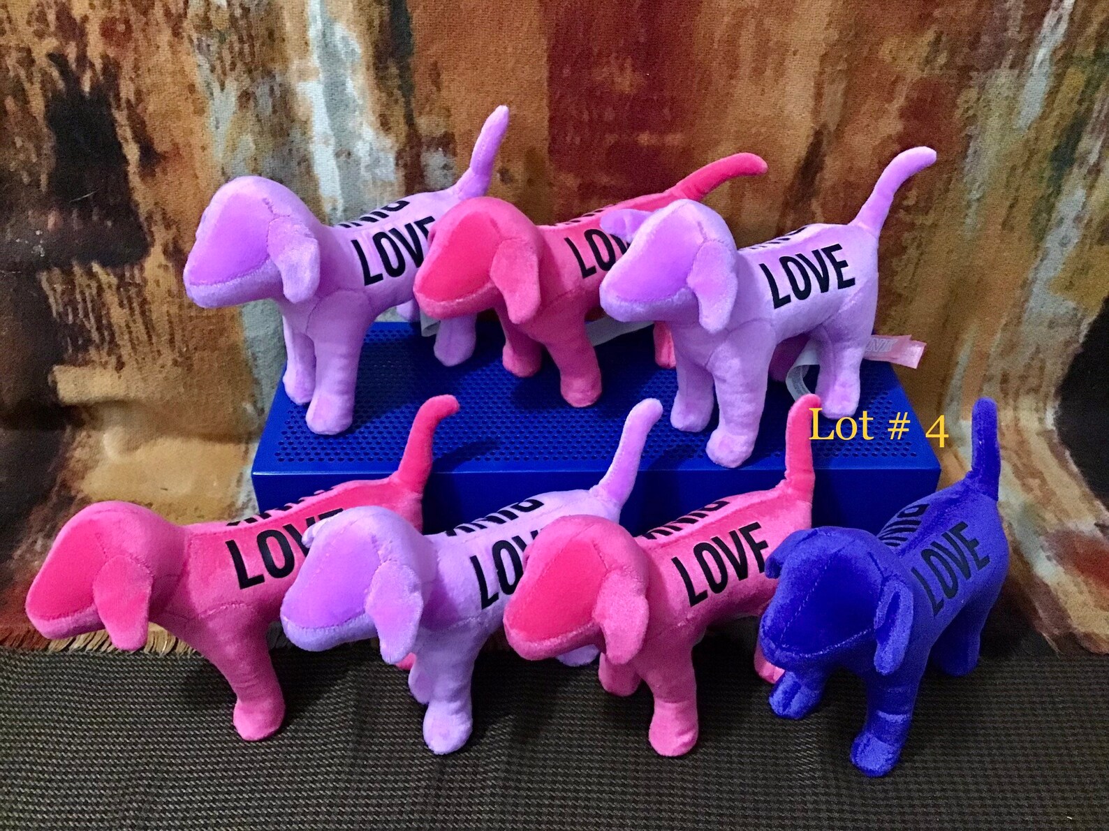 Victorias Secret Plush Mini Colorful Velor Plush Dogs Lot 4 - Etsy
