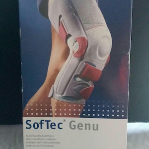Softec Genu Bauerfeind Knee Joint Brace Support 6 Left NOS - Etsy