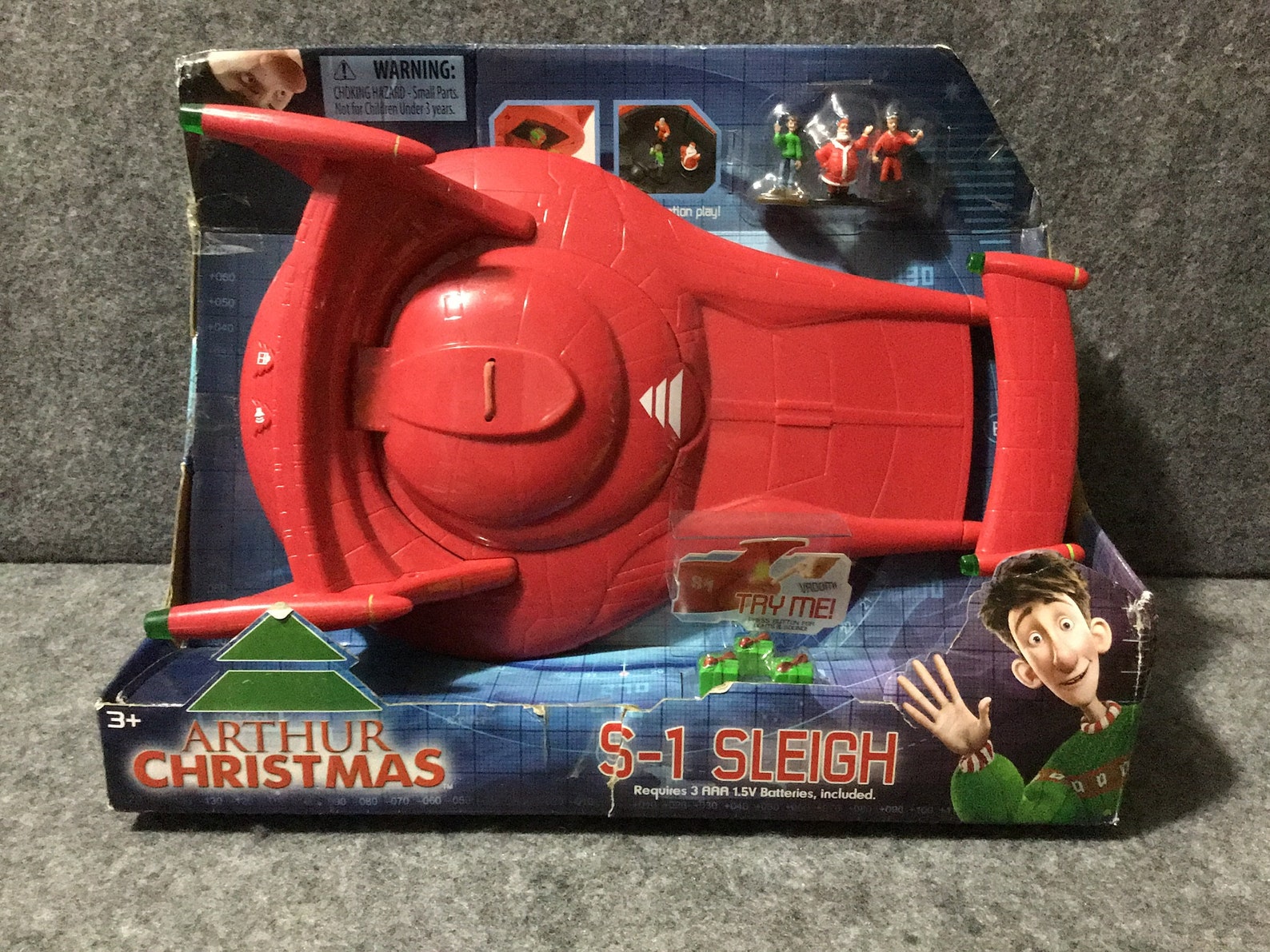 Arthur Christmas Vehicle S1 Sleigh w/ Figures & Gift | Etsy