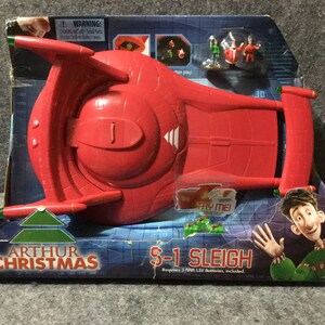 Arthur Christmas Vehicle S1 Sleigh w/ Figures & Gift | Etsy