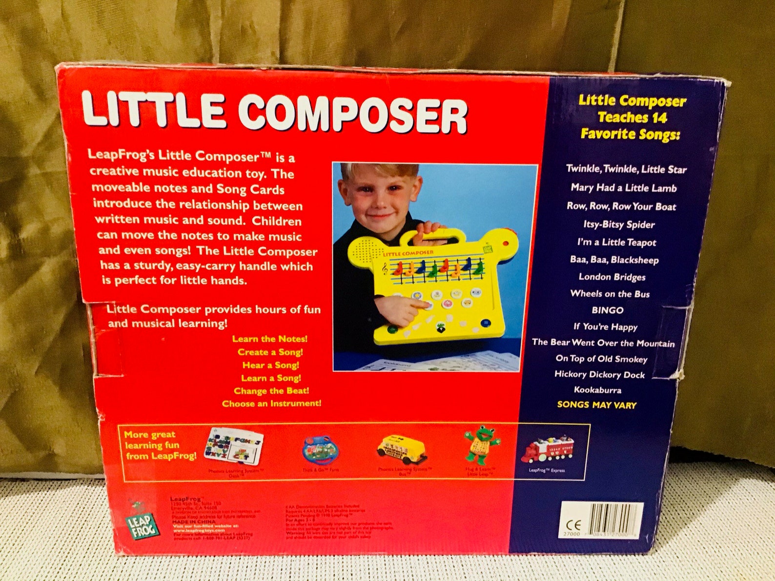 Vintage Leap Frog Little Composer Music Maker Rare/htf - Etsy