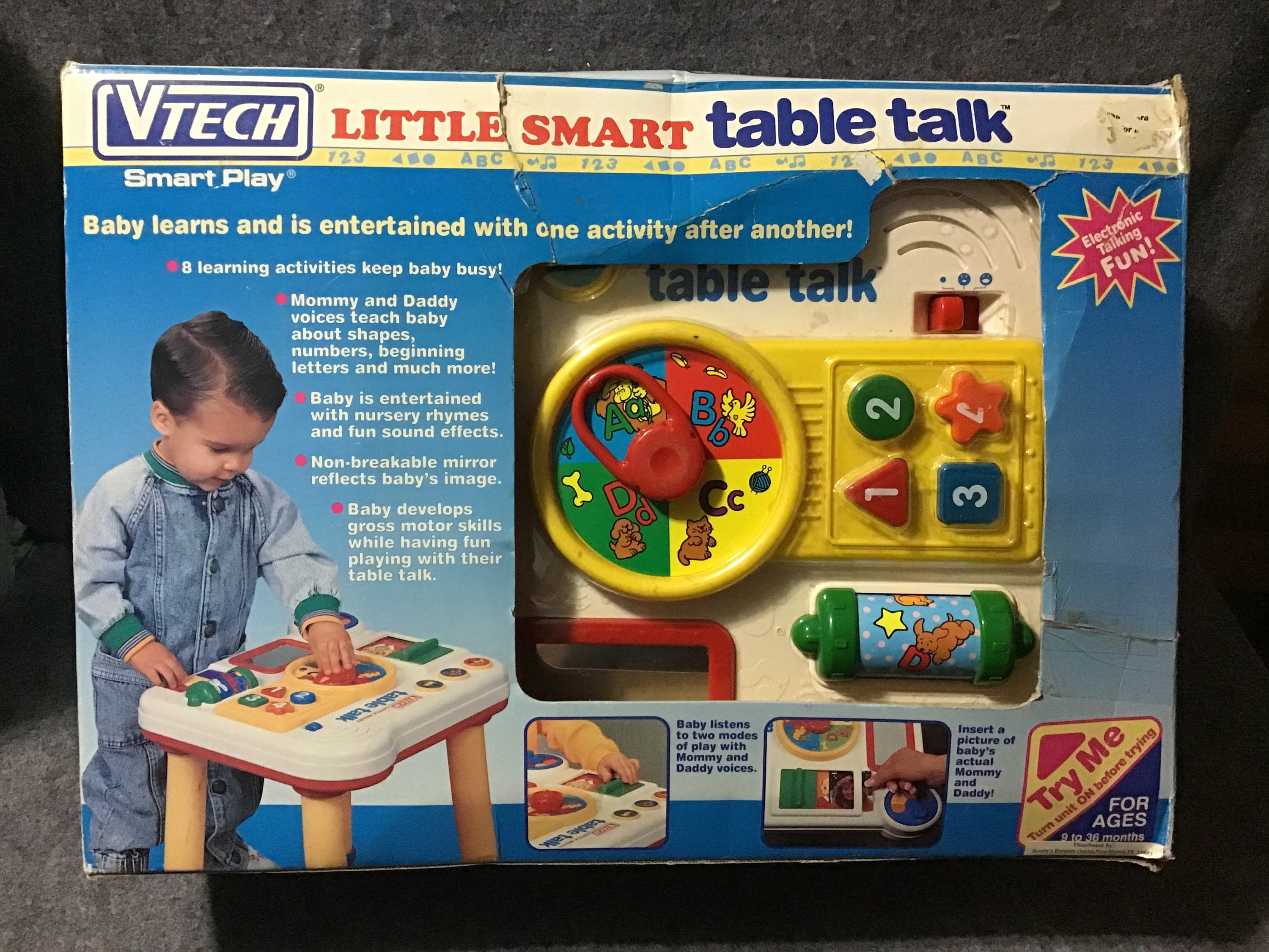 Vintage Vtech Little Smart Table Talk Play Activities Table | Etsy