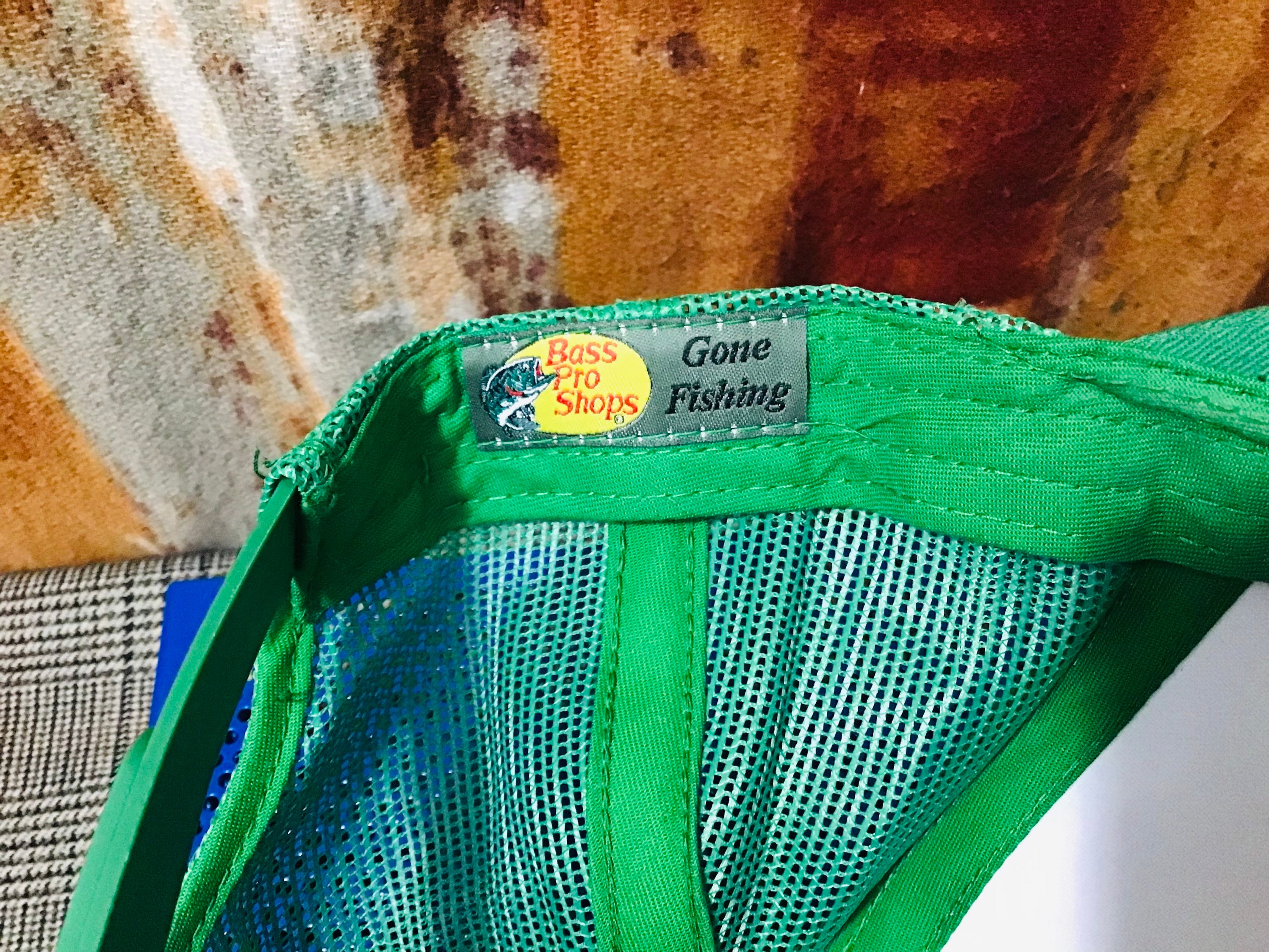 Vintage Bass Pro Shops Green White Yellow Red Mesh Snapback - Etsy