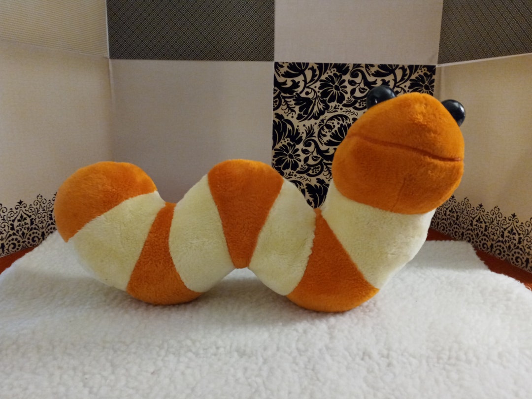 Sesame Street Slimey Worm Classic Character Collection Stuffed Plush ...