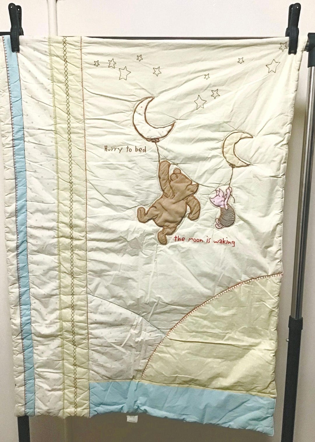 Disney Winnie the Pooh & Piglet Hurry to Bed the Moon is Waking Polka ...