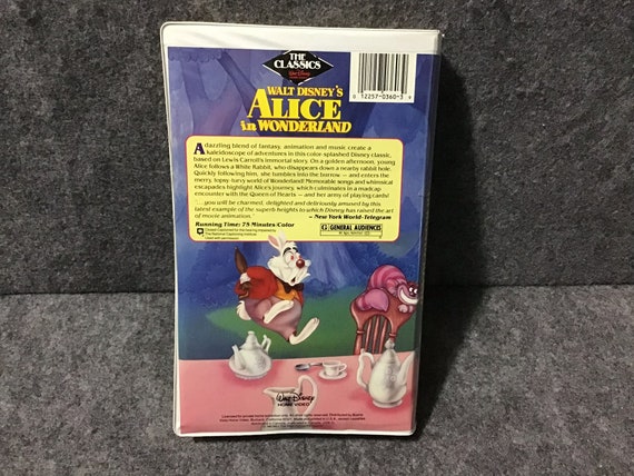 Alice In Wonderland 1991 Vhs