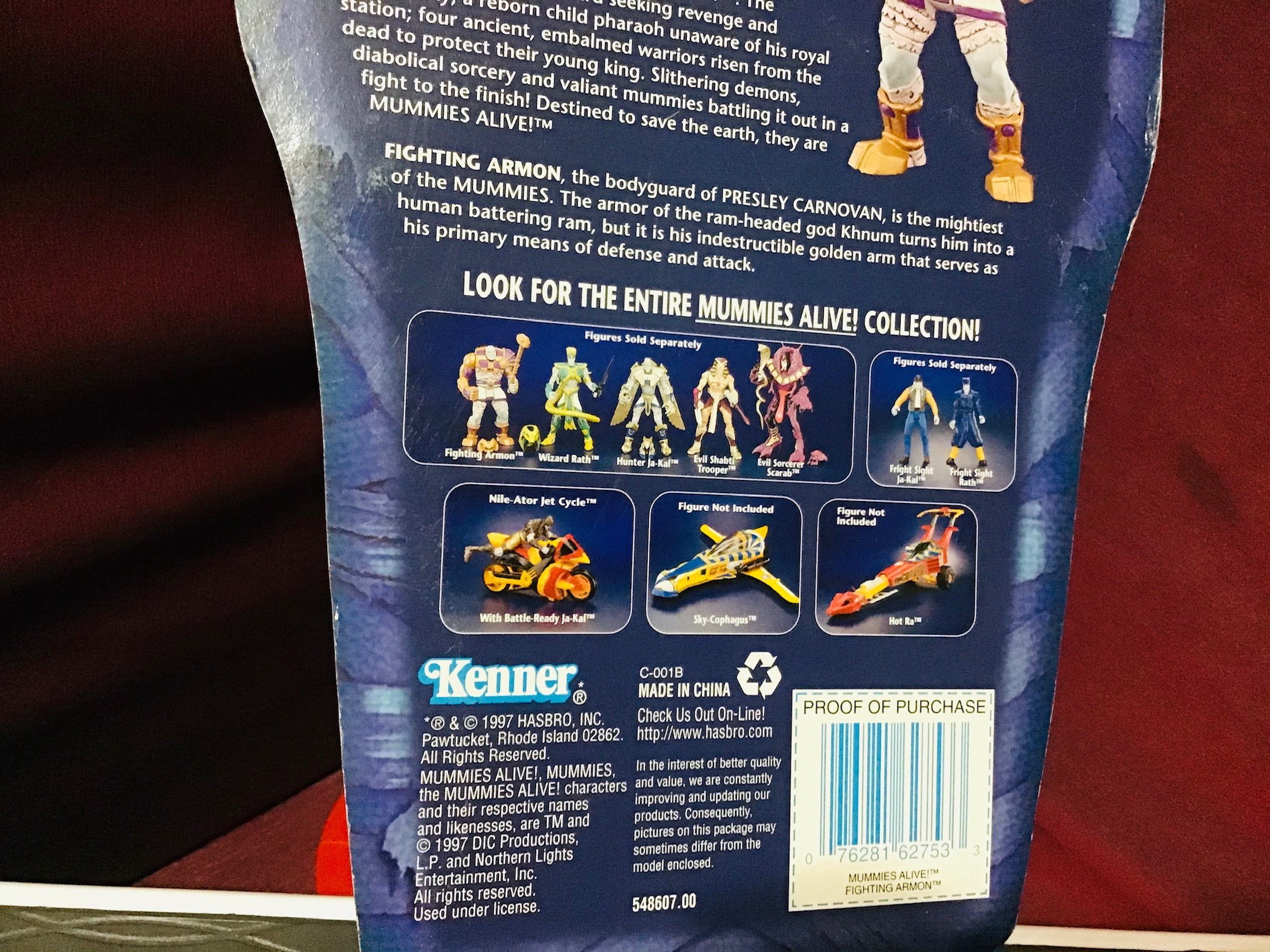 Kenner Mummies Alive Fighting Armon Powers up With Ram Armor Figure ...