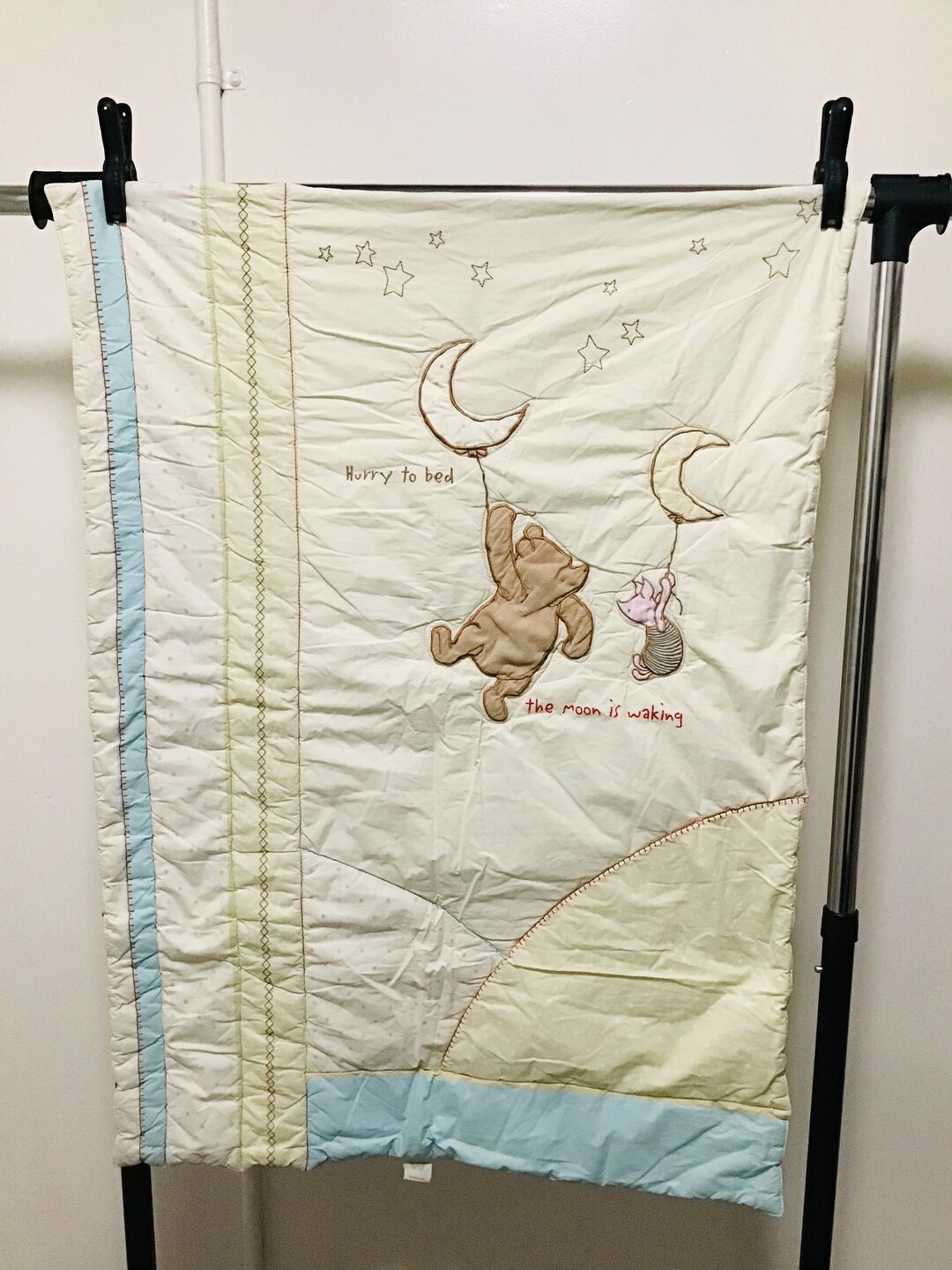 Disney Winnie the Pooh & Piglet Hurry to Bed the Moon is Waking Polka ...