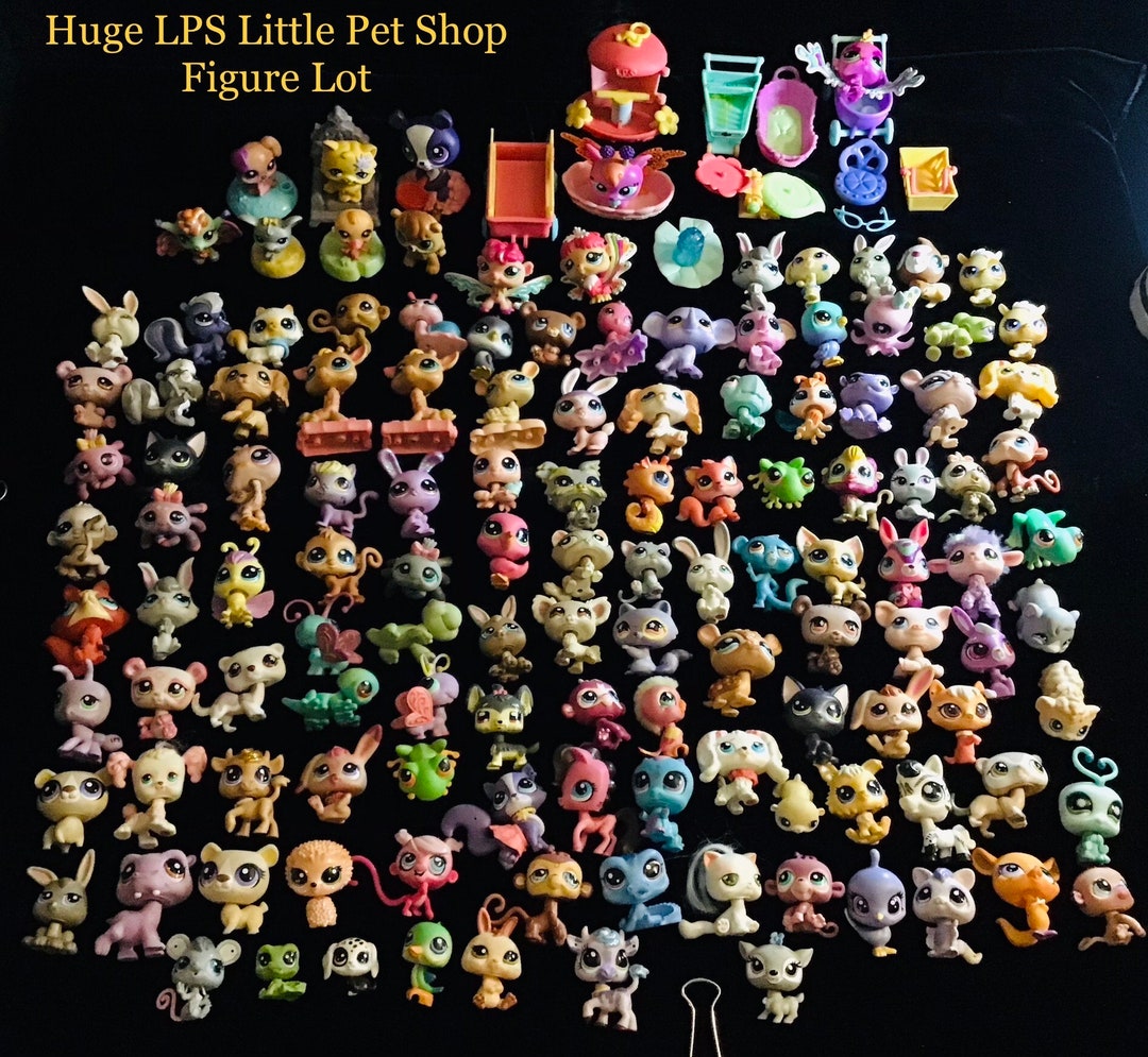 Huge Little Pet Shop LPS Assorted Pets & Accessories 100+ Lot - Etsy