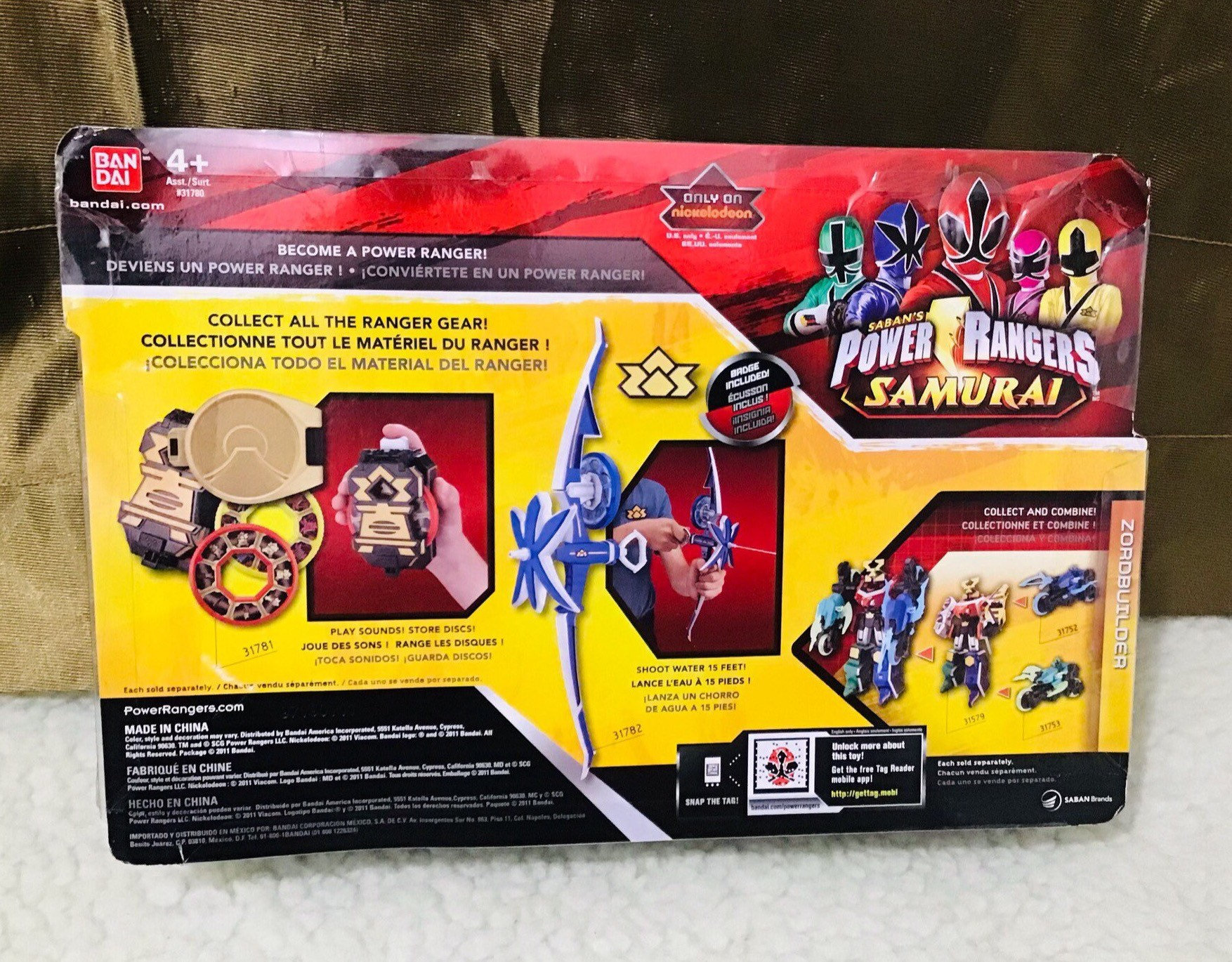 Bandai Power Rangers Samurai Hydro Bow Rare/htf - Etsy