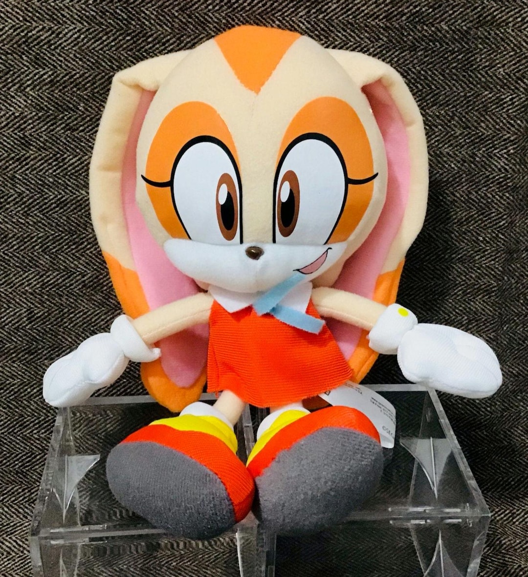 Great Eastern Sonic the Hedgehog 7.5” Cream the Rabbit Plush Rare HTF ...