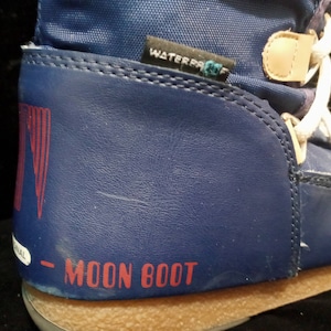 Technica the Original Moon Boot Blue Monaco Felt Boots US 5 - Etsy