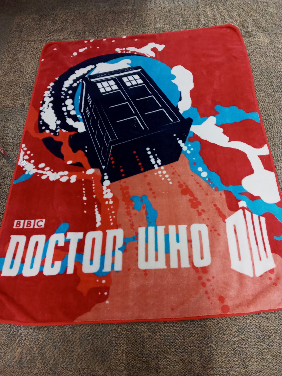 Vintage BBC Doctor Who Wormhole Design 60"x80" Fleece Blanket - Etsy