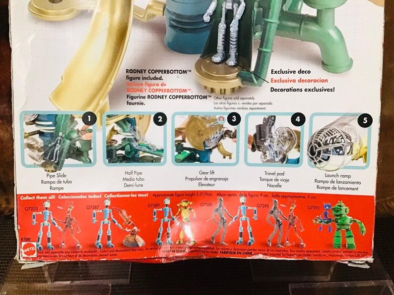 Mattel ROBOTS Movie Pod Escape Playset W/ Rodney Copperbottom Character ...