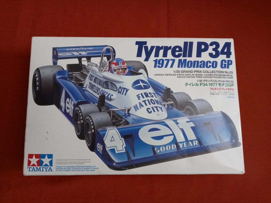 Tamiya Tyrrell P34 1977 Monaco Grand Prix Collection #53 Model 1/20 - Etsy