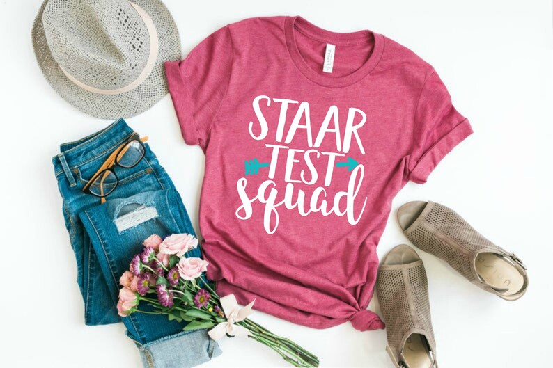 Staar Test Shirt For Teachers Staar Test Squad Teacher Etsy
