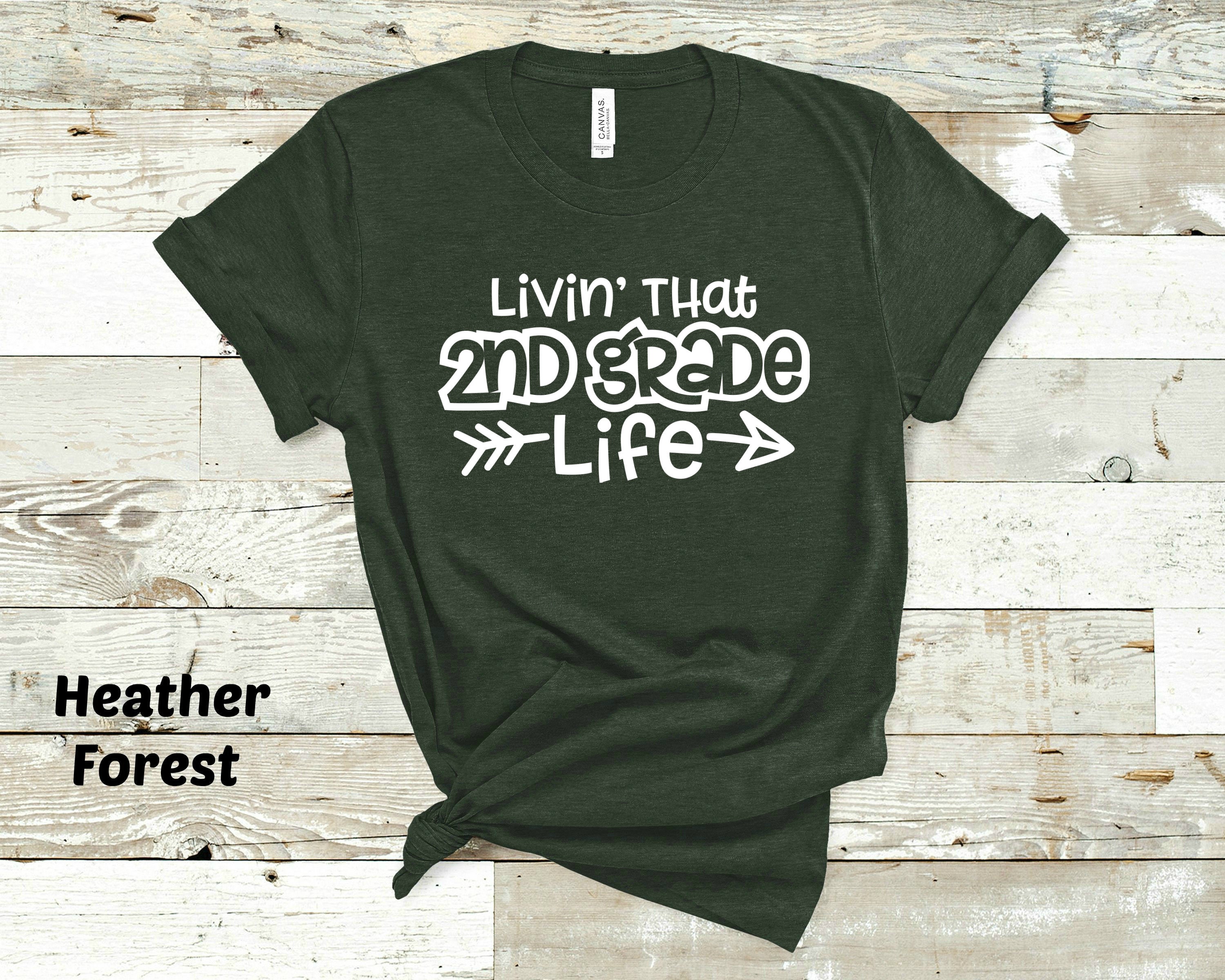 2nd Grade Teacher Shirt - Second Grade Teacher T-shirt - Teacher Grade ...