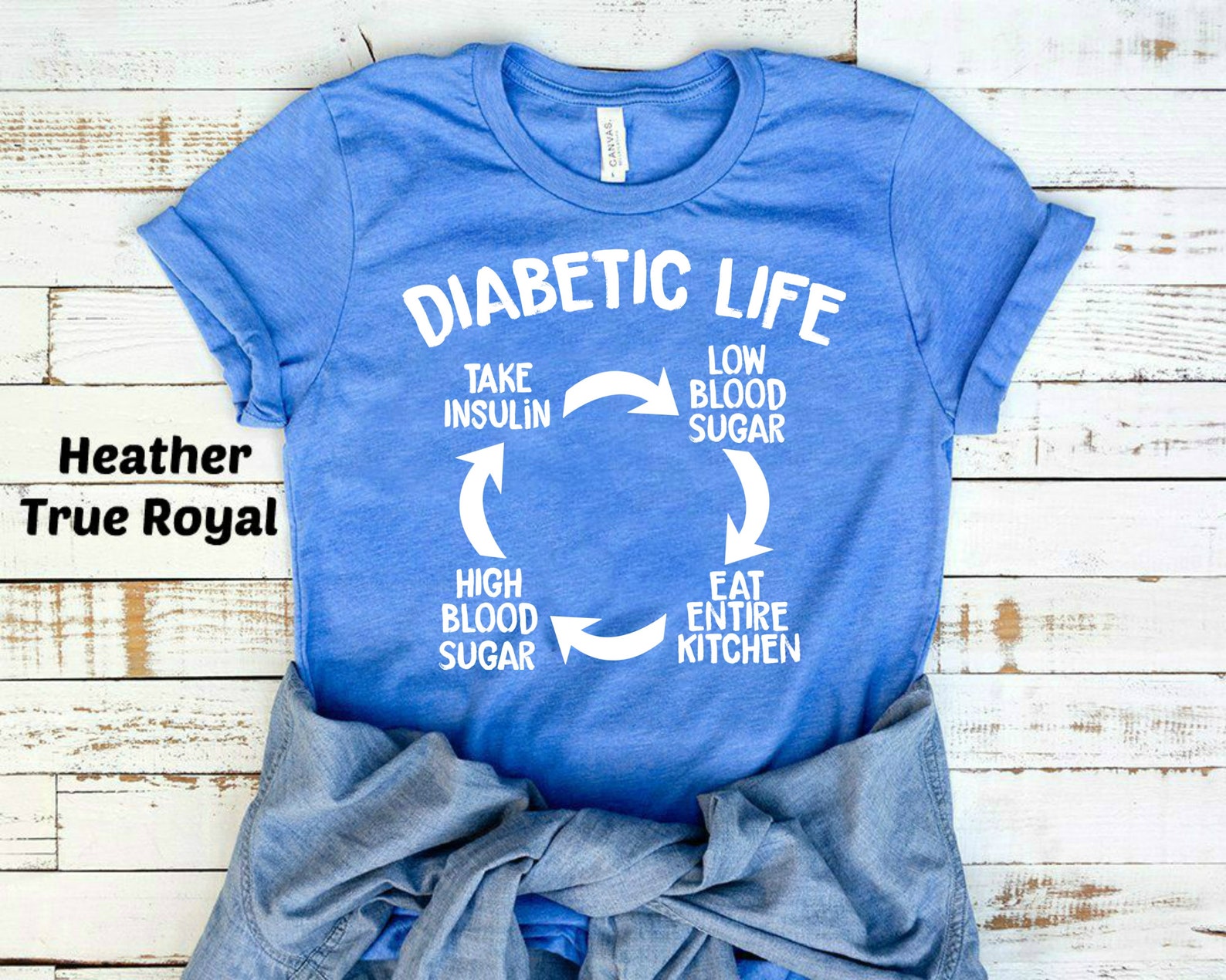 Funny Type 1 Diabetes Shirt Diabetes Shirt for Women - Etsy