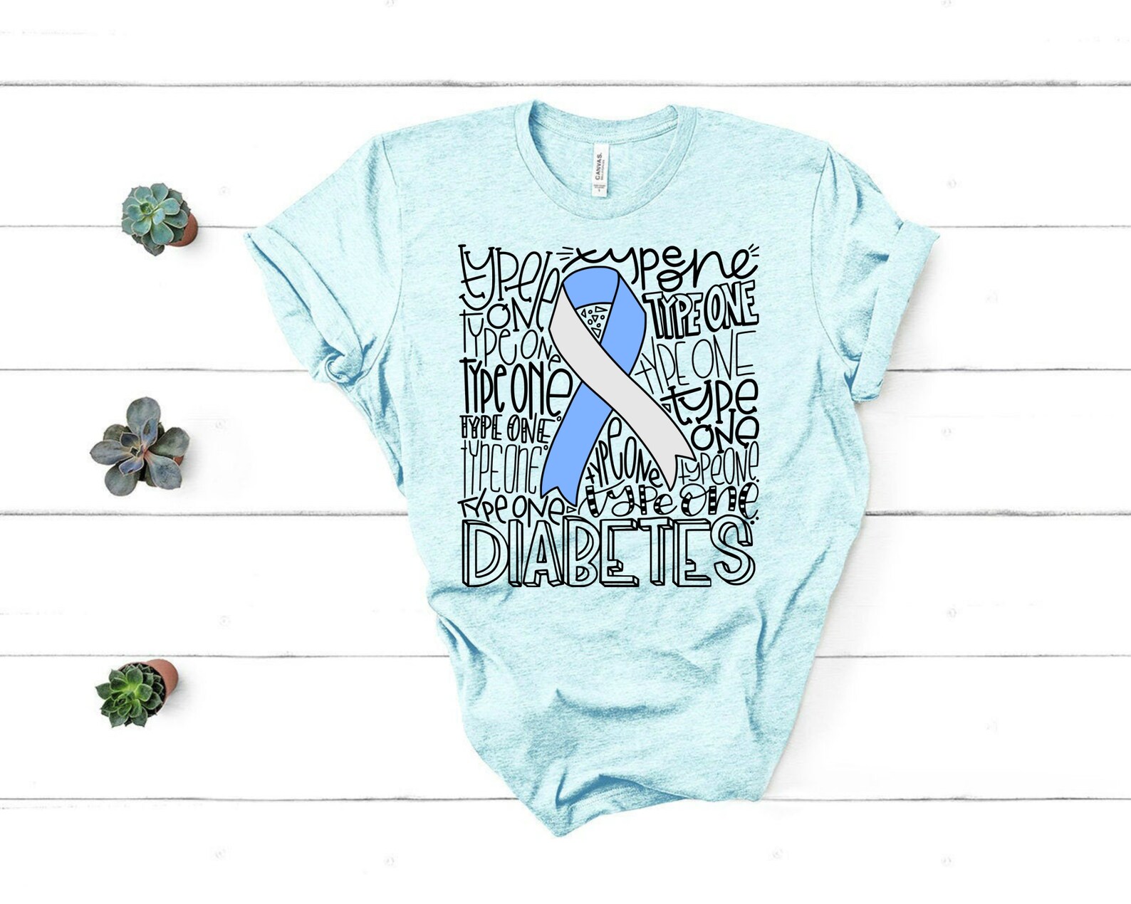 Diabetes Shirt & Diabetes Awareness Shirt for Women - Type 1 Diabetes ...