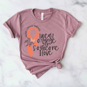 MS Shirts - MS Awareness Shirts for Women - Multiple Sclerosis Orange ...