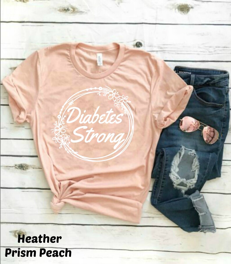 Type 1 Diabetes Shirt for Women - Diabetes Strong Shirt - Diabetes ...