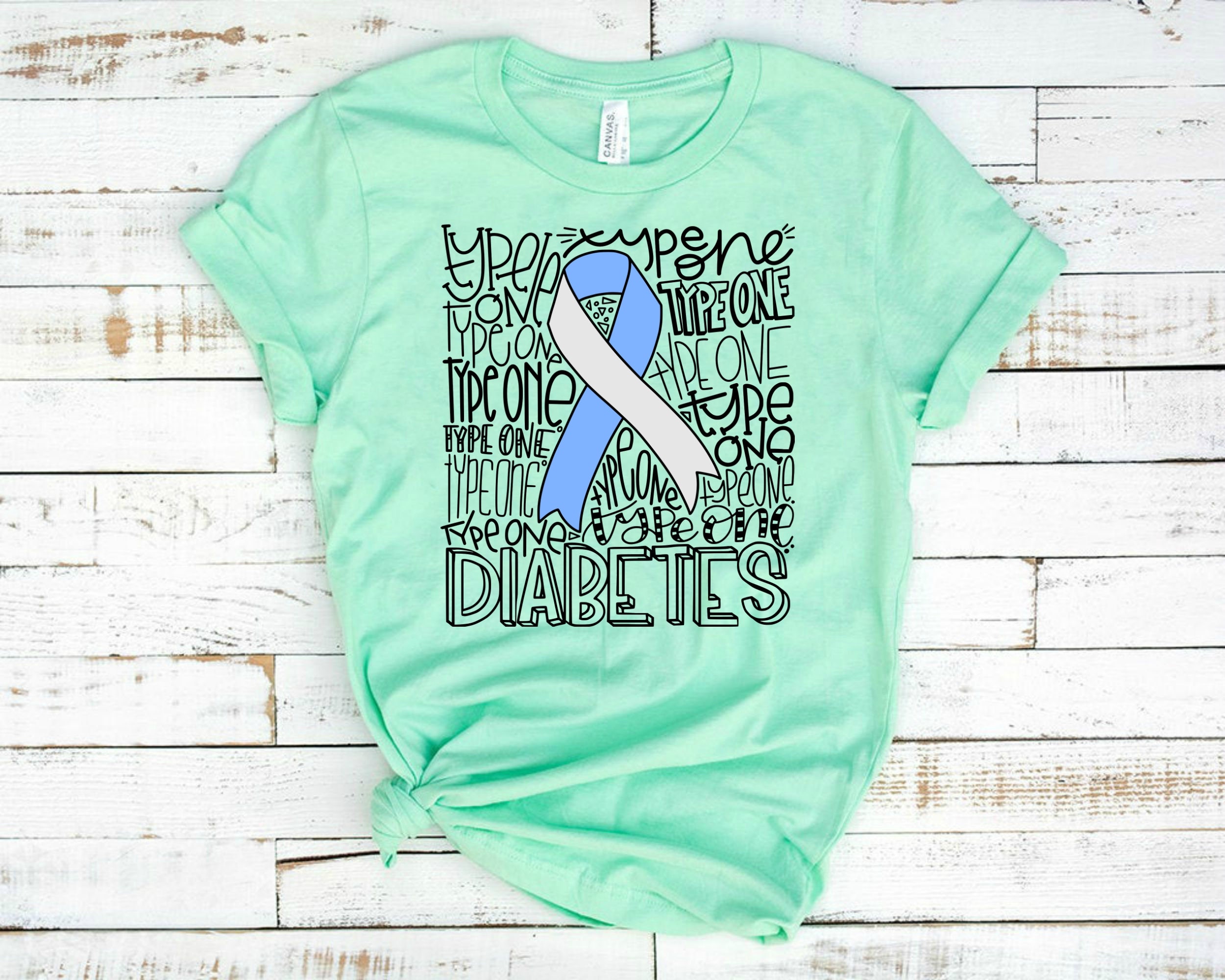 Diabetes Shirt & Diabetes Awareness Shirt for Women - Type 1 Diabetes ...