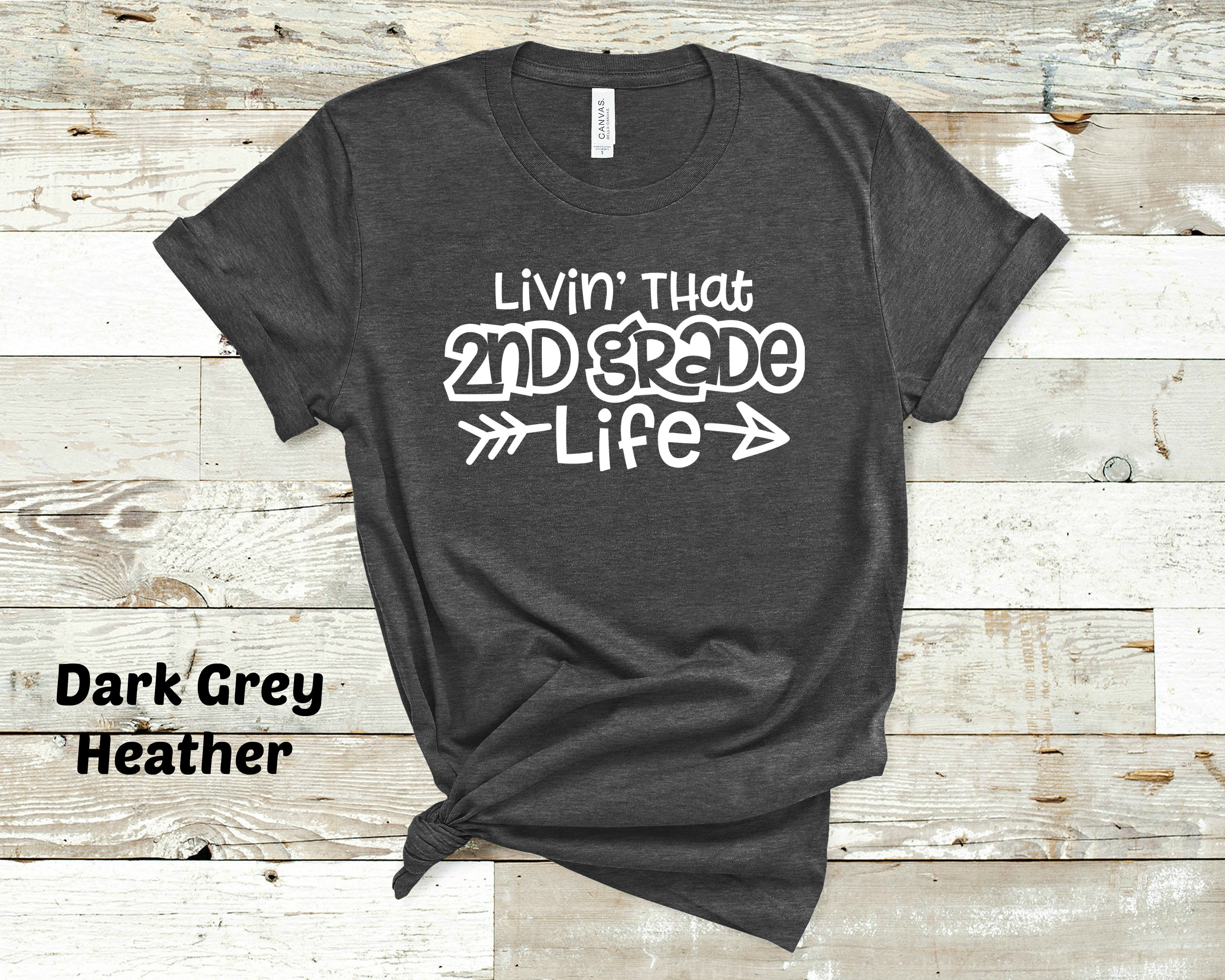 2nd Grade Teacher Shirt Second Grade Teacher T-Shirt | Etsy