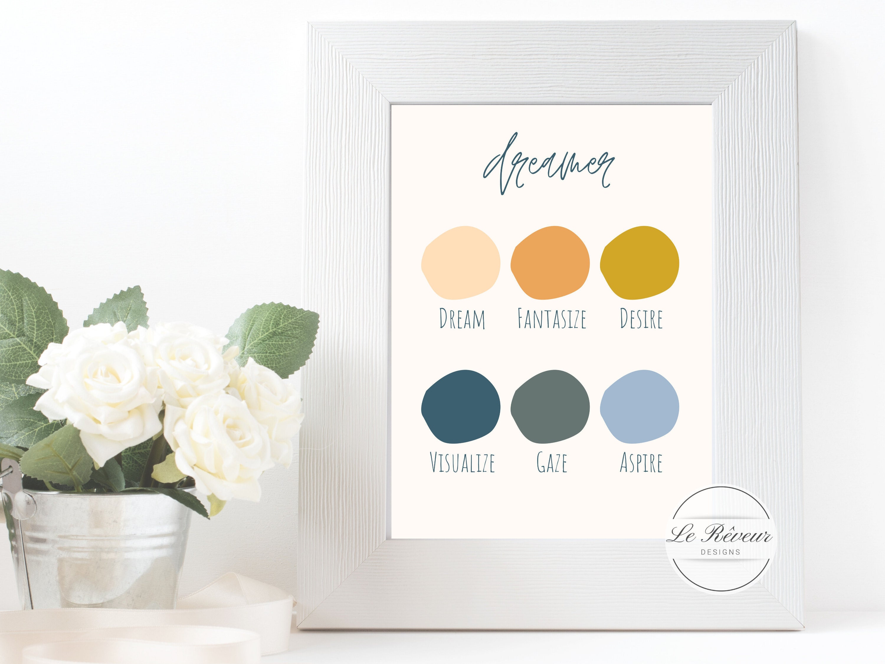 Color Palette | Dreamer | Downloadable Digital Wall Art - Etsy