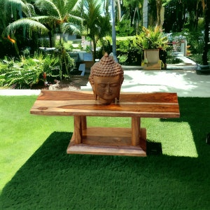 Wooden Prayer/pooja Table, Altar Table, Meditation & Prayer Shrine ...