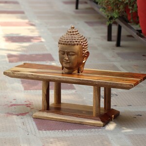 Wooden Prayer/pooja Table, Altar Table, Meditation & Prayer Shrine ...