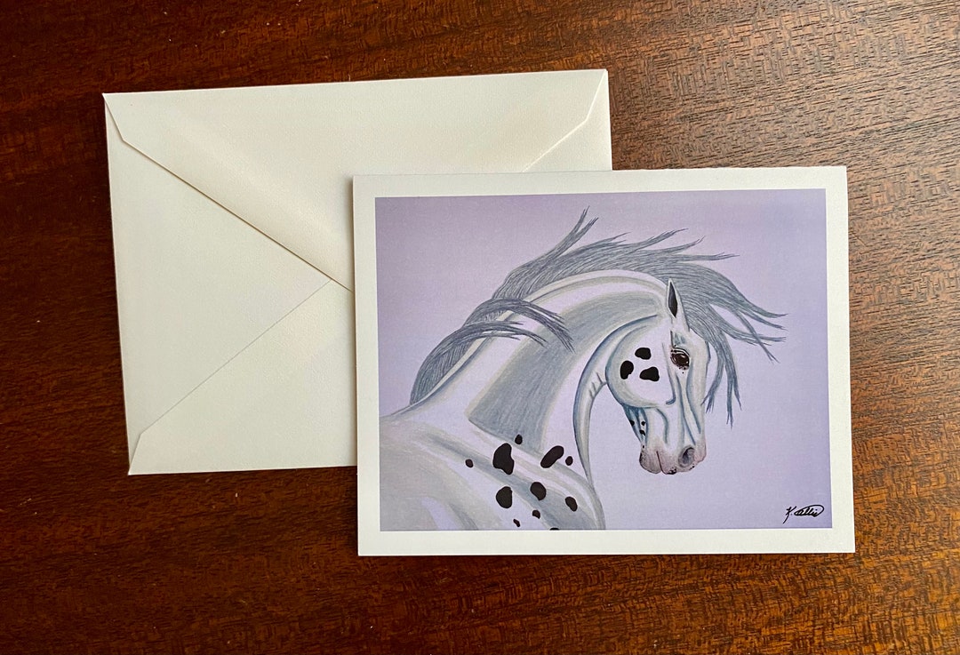 Appaloosa Horse Greeting Card: Western Note Cards (A2) - Etsy UK
