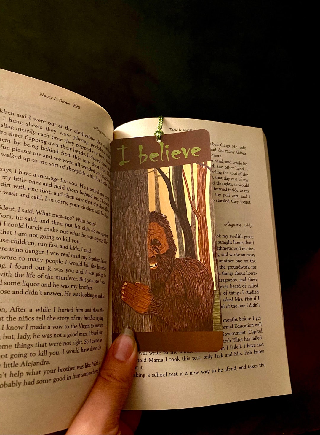 Whimsical Bigfoot Cryptid Bookmark With Tassel- Unique Gift for ...