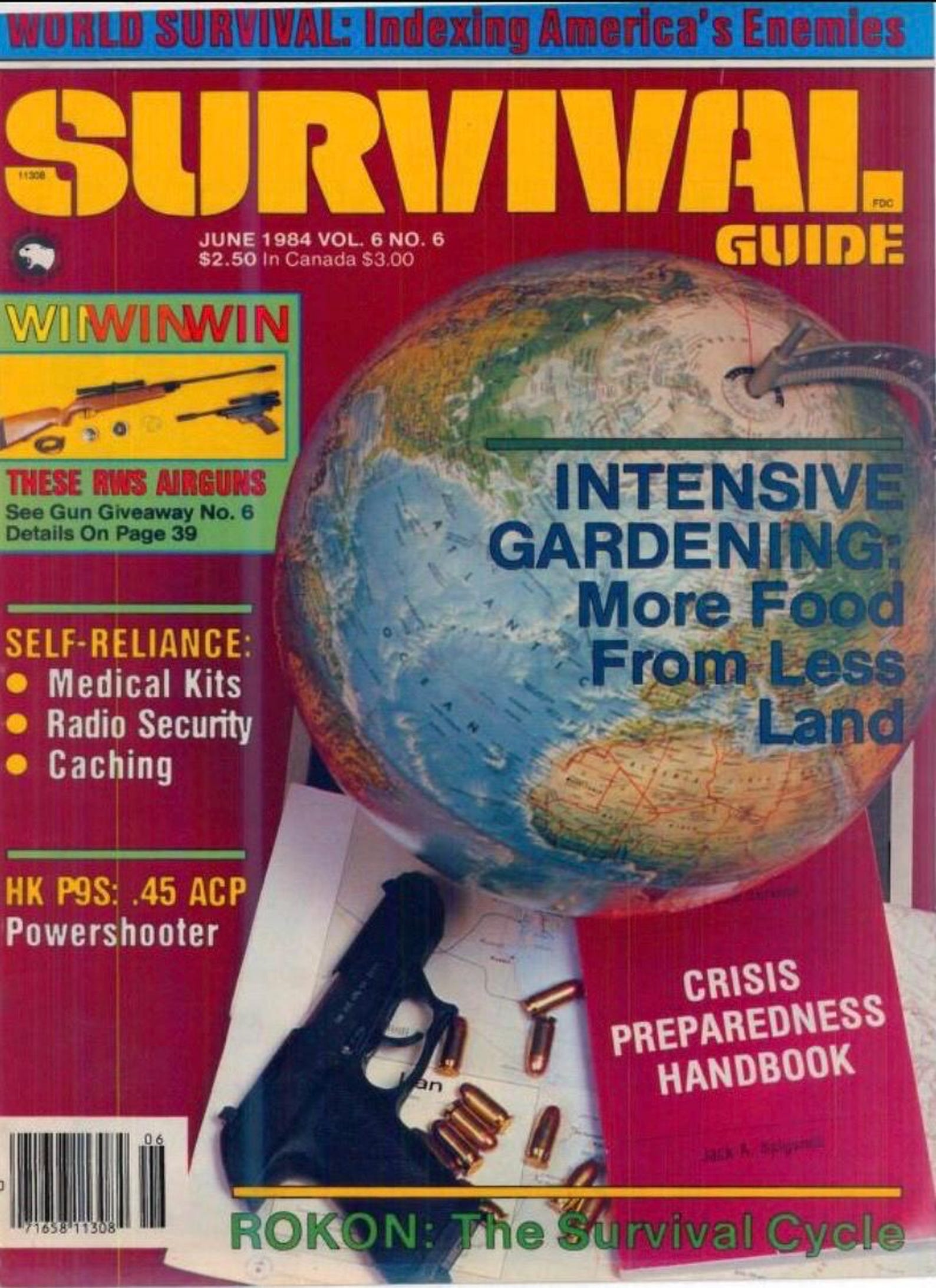 1984 SURVIVAL GUIDE Magazine PDF, June Vol.6 No. 6 Indexing America's ...
