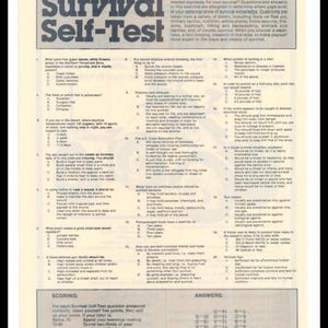 1984 SURVIVAL GUIDE Magazine PDF, June Vol.6 No. 6 Indexing America's ...