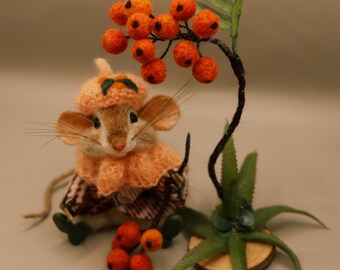 Needle Felted Mouse, Teddy Animals, Handmade. - Etsy