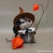 Needle Felted Mouse, Teddy Animals, Handmade. - Etsy