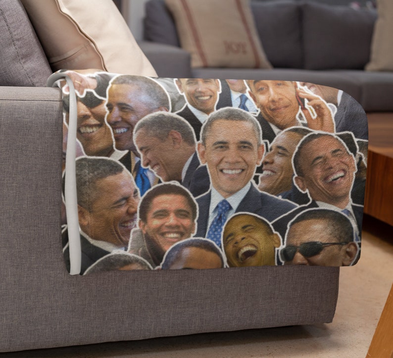 Barack Obama Blanket Barack Obama Merchandise Obama Gifts - Etsy
