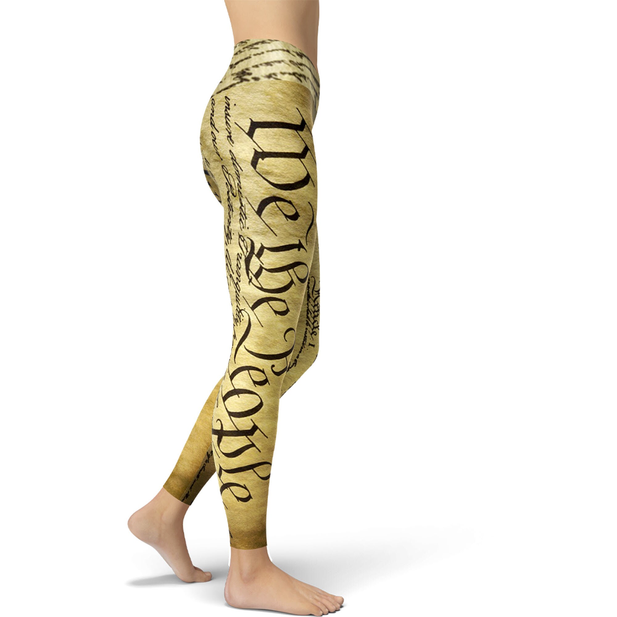 U.S. Constitution Designer Leggings Liberal Leggings | Etsy