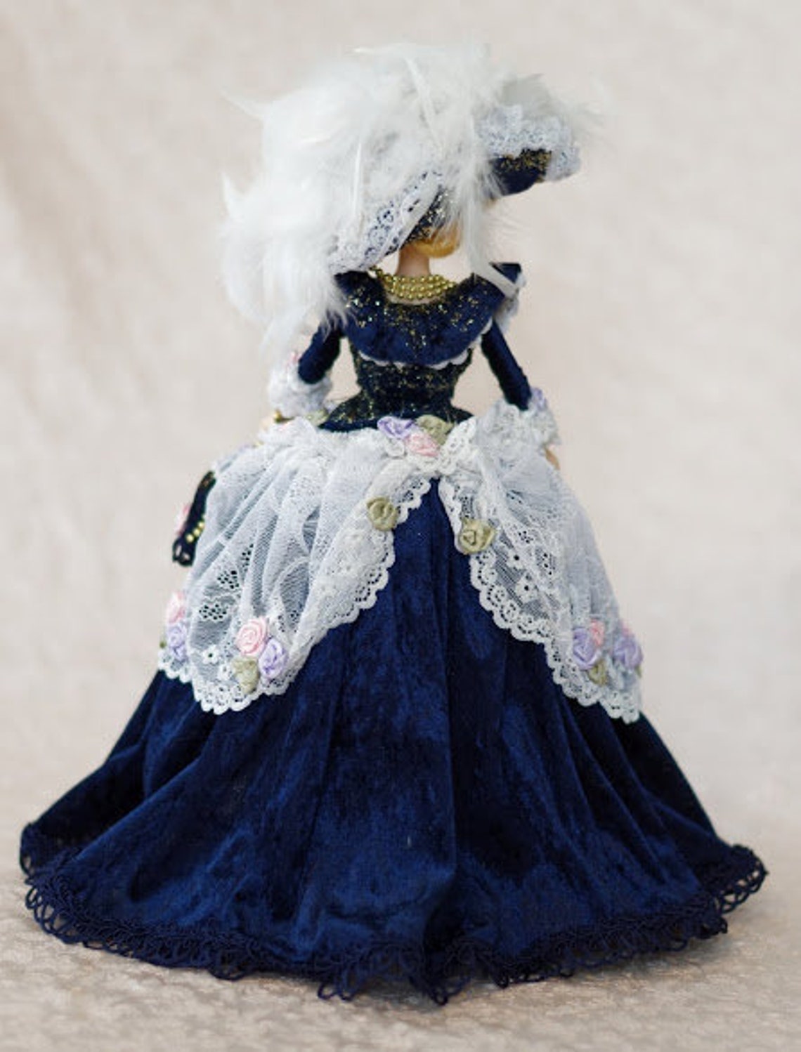 Vintage Style Art Doll, Historic Doll, Handmade Doll, OOAK Decorative ...