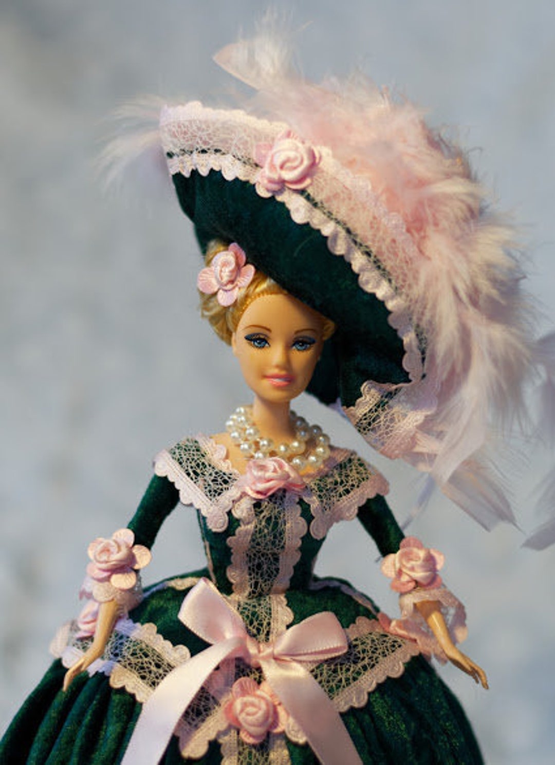 Vintage Style Art Doll, Historic Doll, Handmade Doll, OOAK Decorative ...