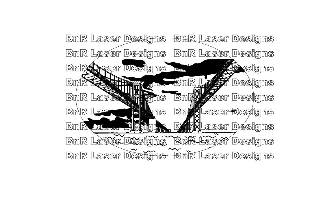 Chesapeake Bay Bridge SVG File for Laser, CNC, Vinyl - Etsy