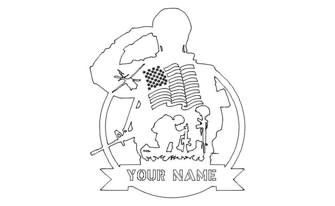 Soldier Battlefield Cross - SVG File for Laser, CNC, Vinyl - Etsy