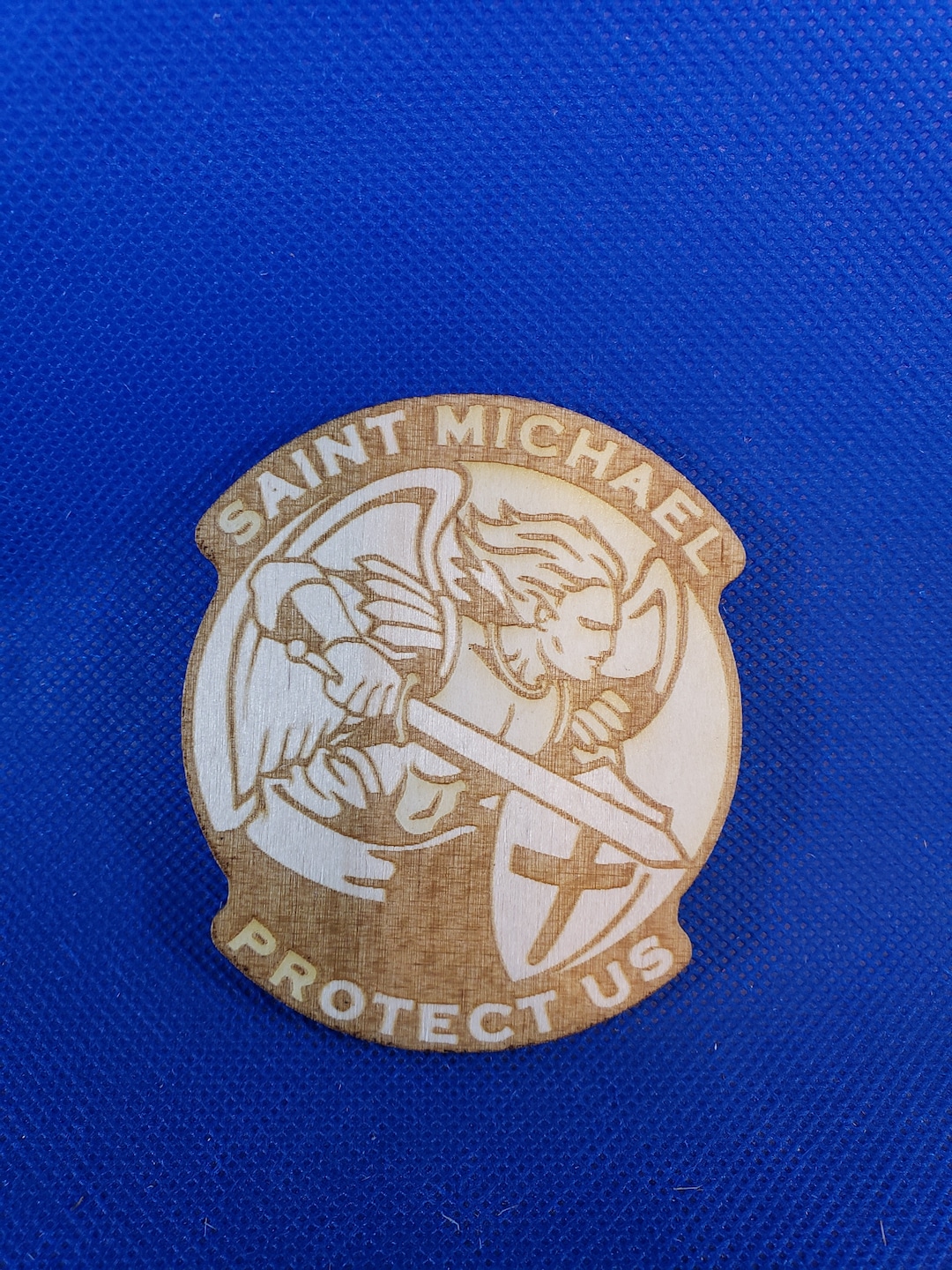 Saint Michael Protect Us - Laser Cut Natural Wooden Blanks - Etsy