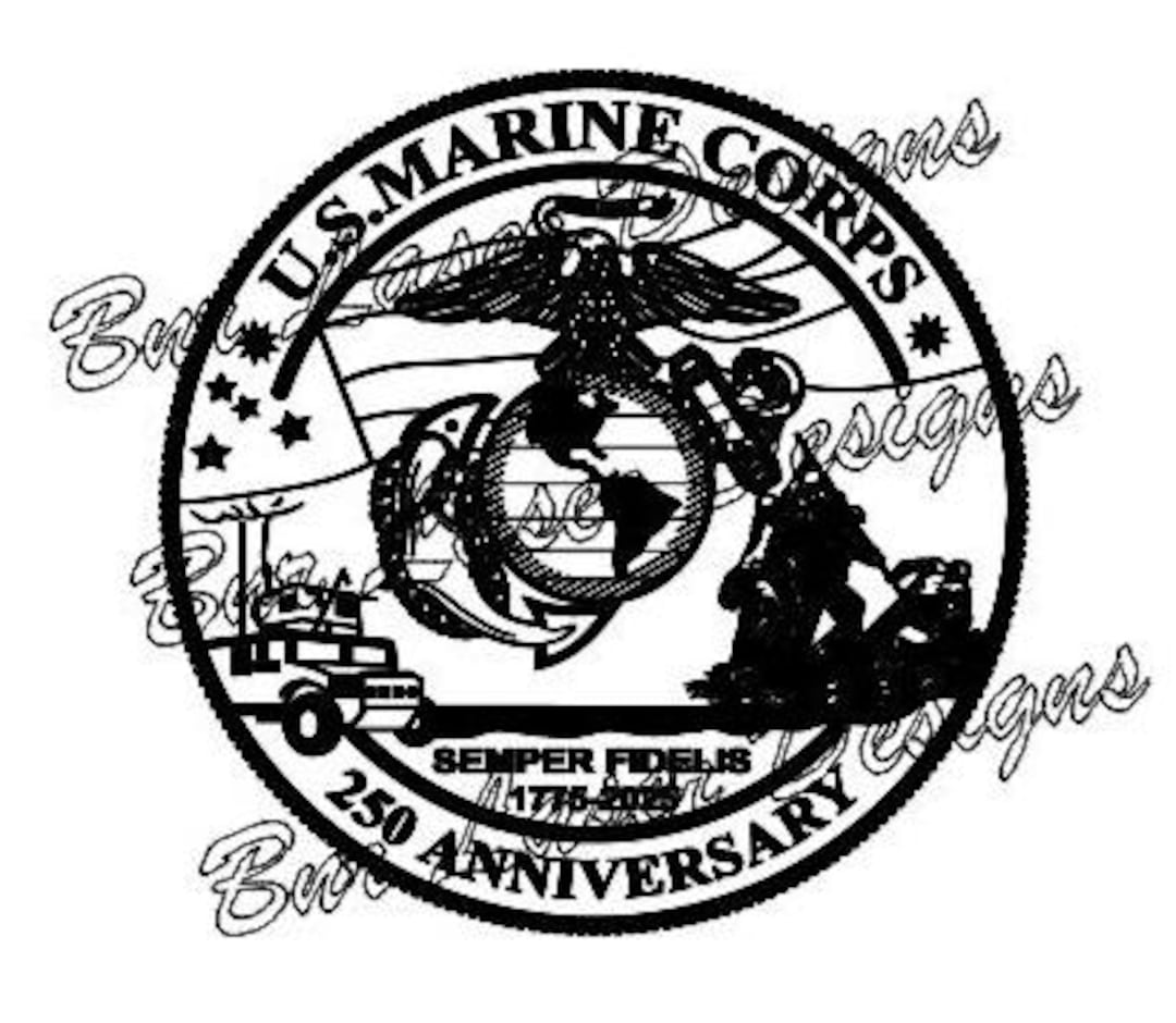 250 USMC Birthday SVG File for Laser, CNC, Vinyl - Etsy