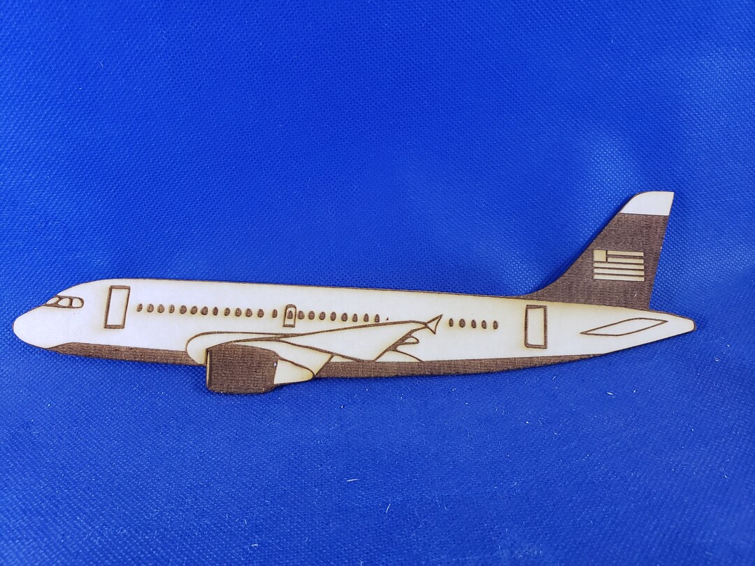 Jet Airliner - 1167 - Laser Cut, Wood Cutout Pieces, Wall Decor, Custom ...
